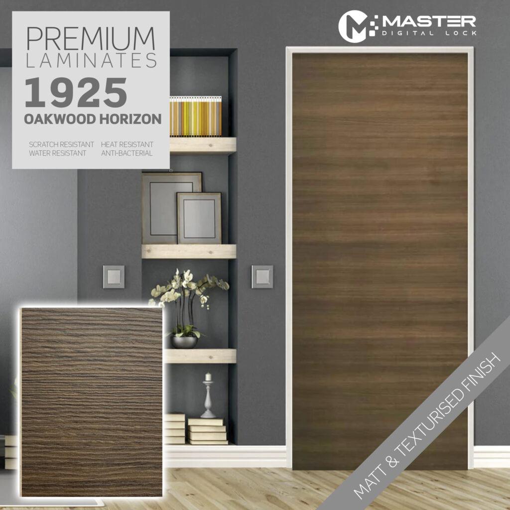PREMIUM OAKWOOD HORIZON MAIN DOOR 1925 - Master Digital Lock